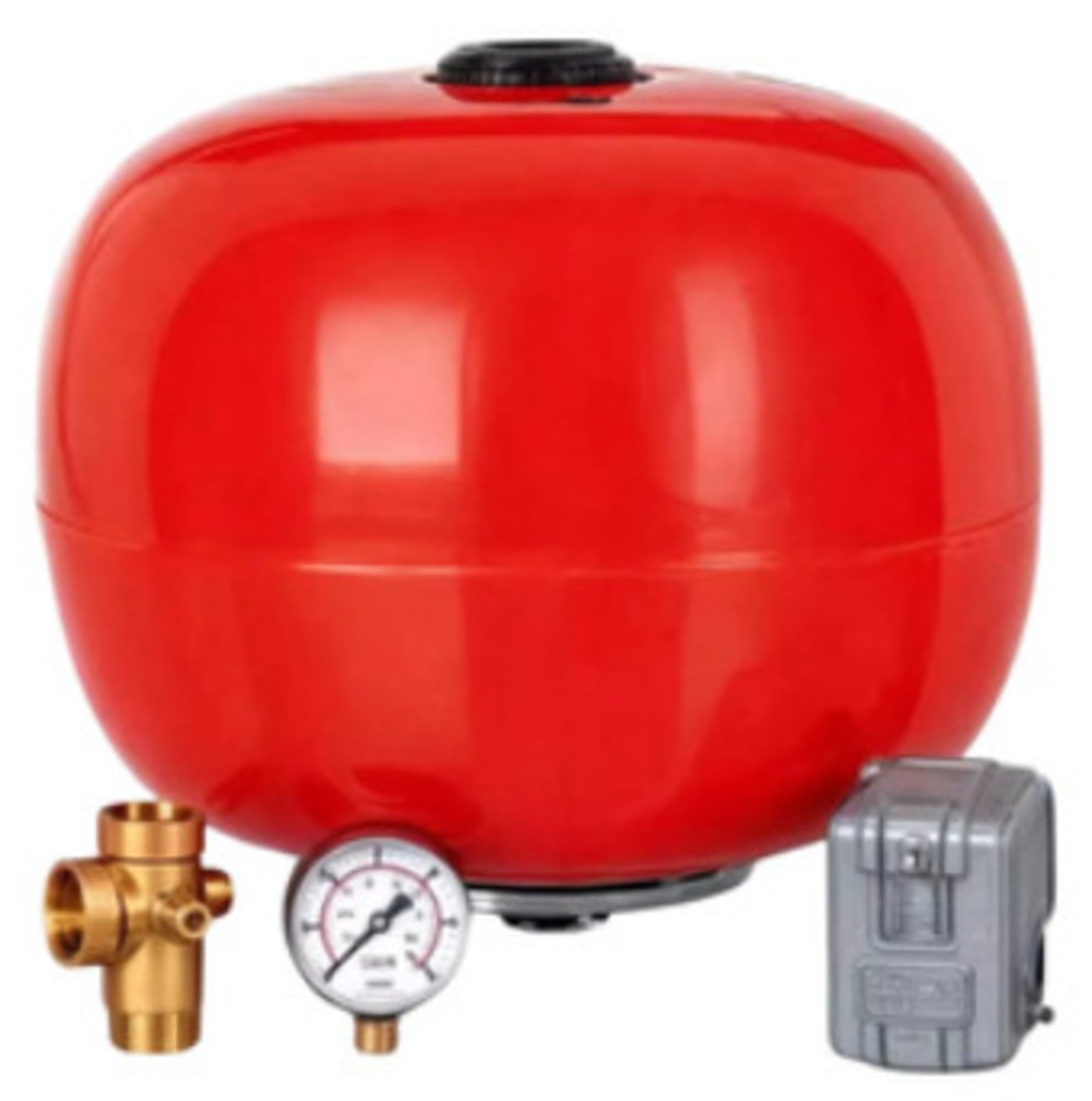 Kit 24 Lts Estanque Hidroneumático + Accesorios - Dimaco