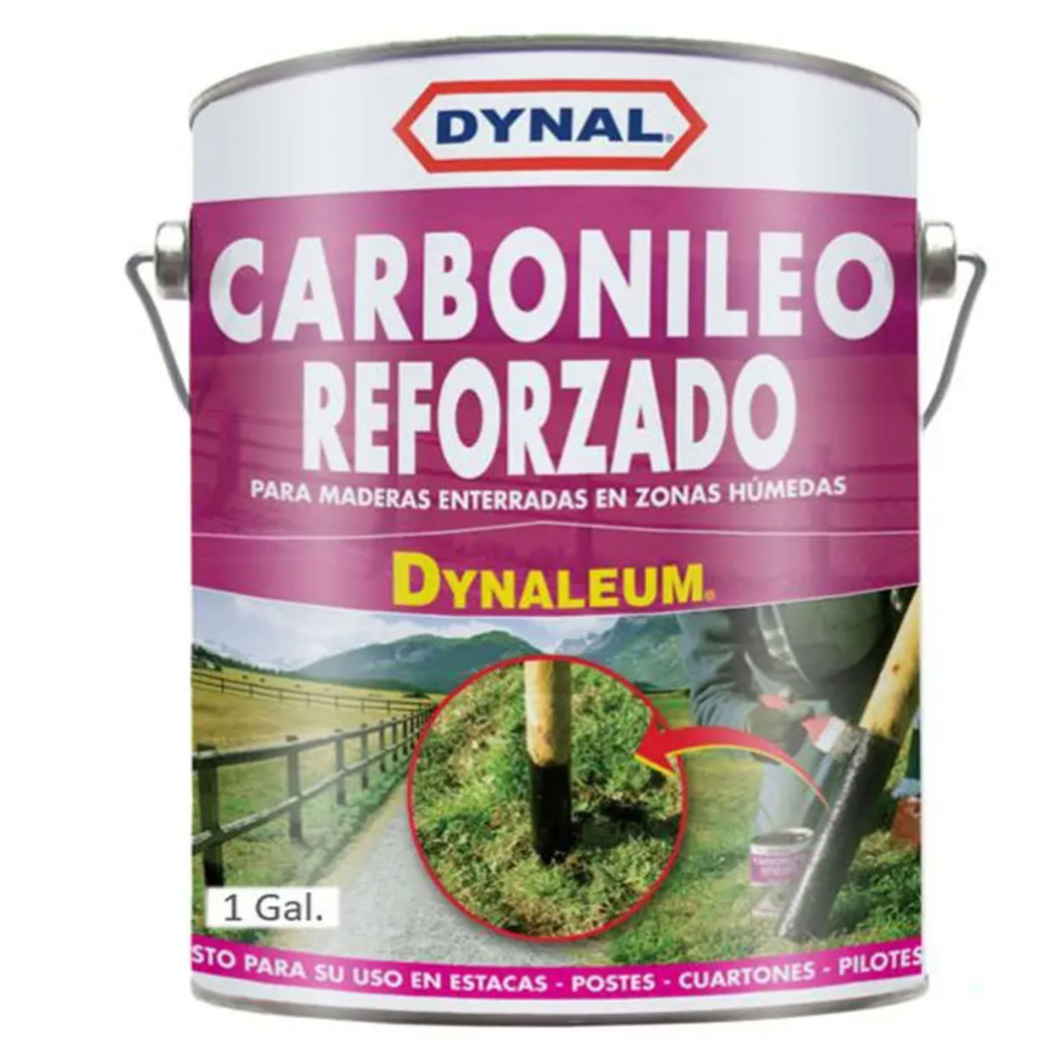 Protector Madera Dynaleum-L Negro 1 Gl Dynal - Dimaco